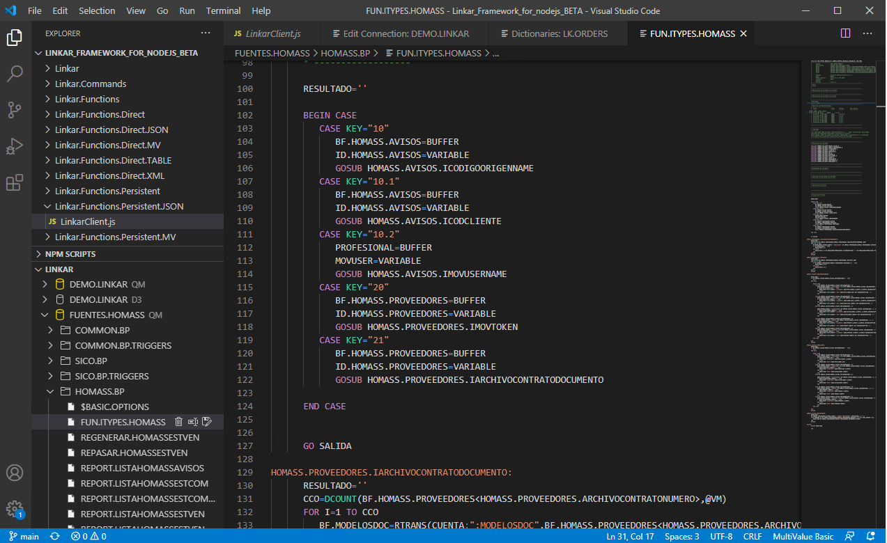 MV Basic Linkar VSCode – Kosday Solutions